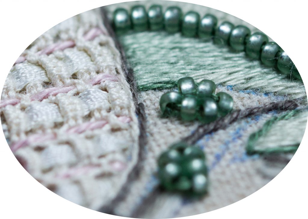 Bead Lazy Daisy (detached chain) Stitch – Hazel Blomkamp's Fine Needlecraft